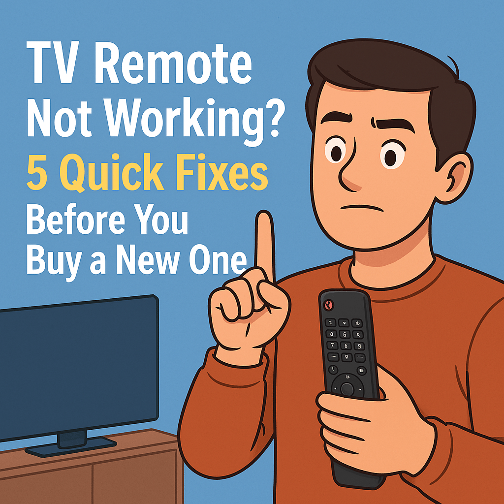TV Remote Not Working? 5 Quick Fixes Before You Buy a New One — Battery ...