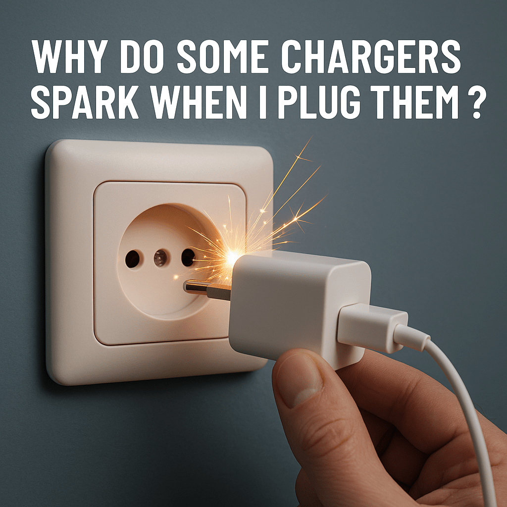 Why Do Some Chargers Spark When I Plug Them In? — Battery Mate