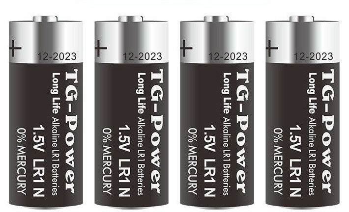 LR1 N Size Battery 1.5v Alkaline MN9100 (4 Pack) - Battery Mate