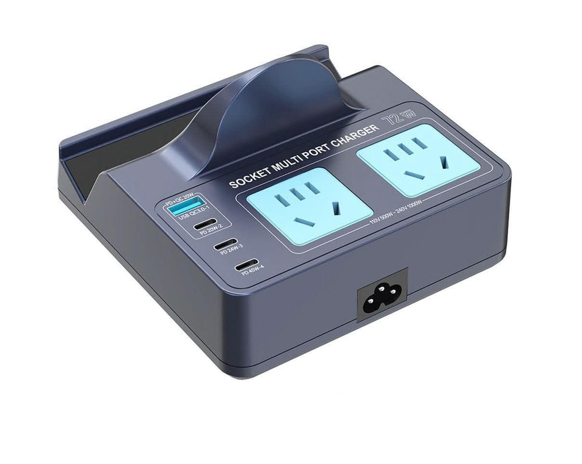 WLX H11 72W AC DC Integrated Multiple-Device Charger with Wireless ...