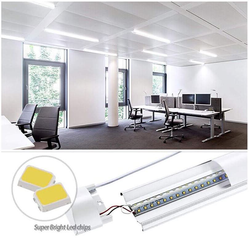 [10 Pack] 120CM LED Slim Ceiling Batten Light Cool white 1.2M 4 feet ...