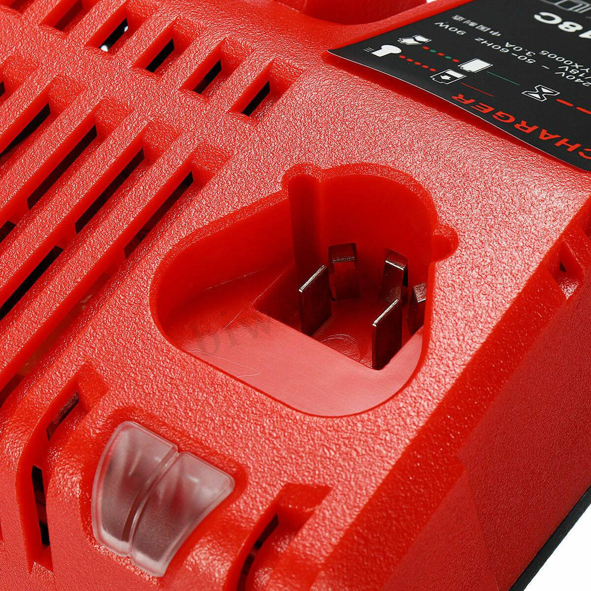 12V-18V Battery Charger for Milwaukee M12-18C Multi Voltage Rapid Dual ...
