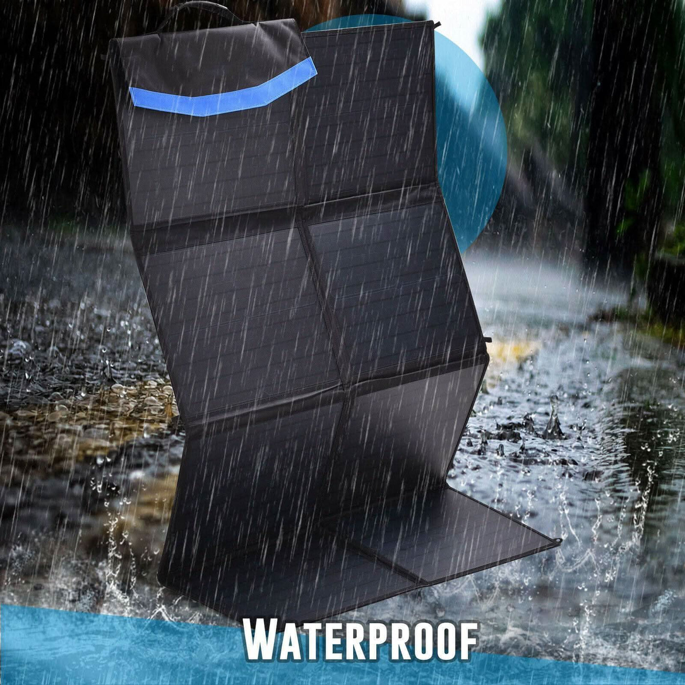 12V 380W Folding Solar Mat Black Silicon Blanket Flexible Solar Panel ...