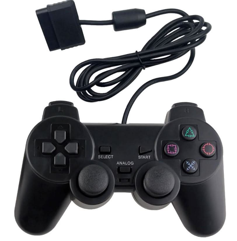 [2 Pack] Wired Controller Compatible with PS2 PlayStation 2 Console ...