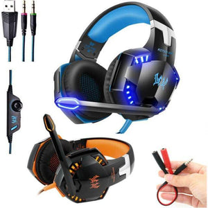 3.5mm Gaming Headset MIC NEW Headphones Surround for PC Mac Laptop PS4 ...