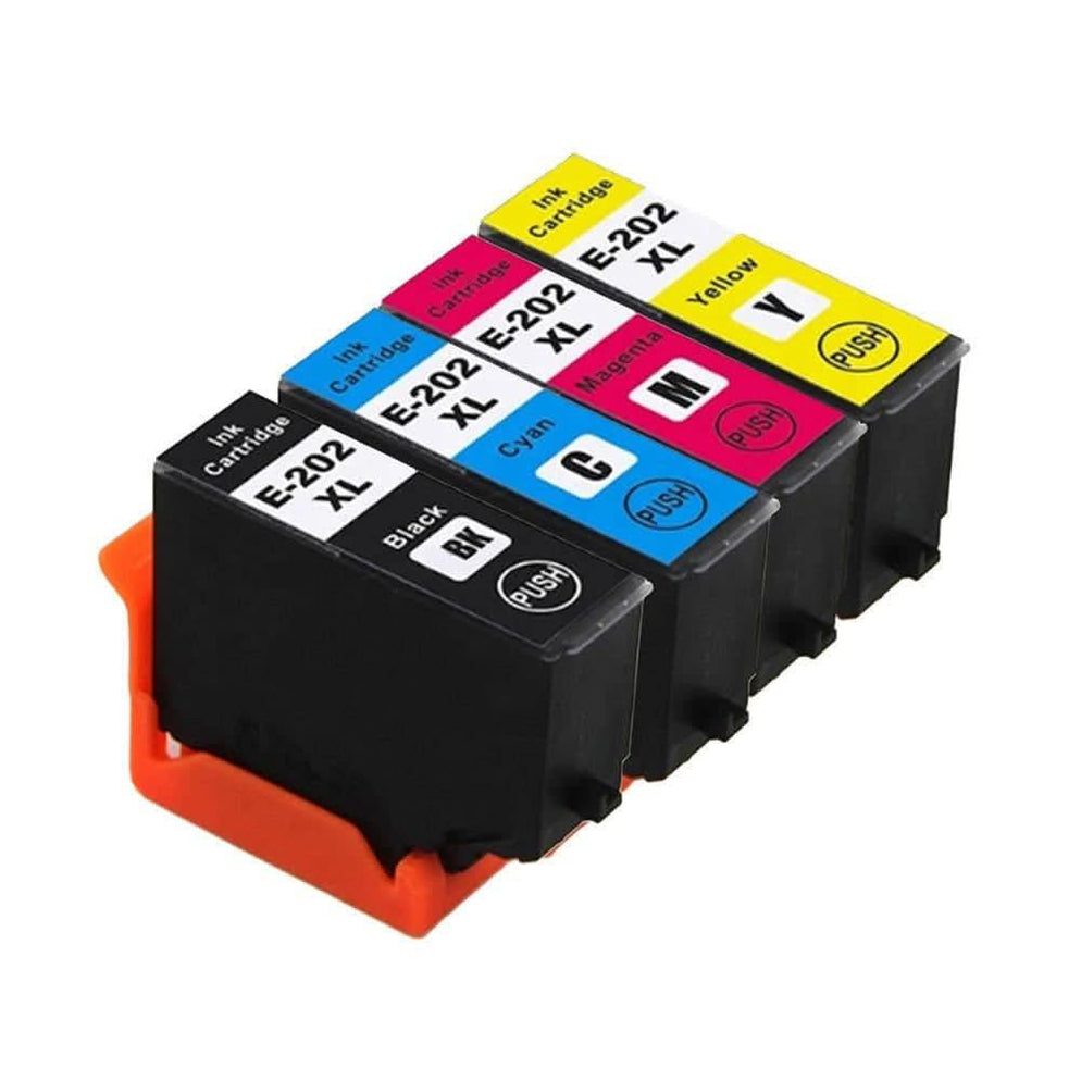 4 x Compatible Ink 202xl 202 T202xl E-202xl for Epson xp5100 WF2860 ...