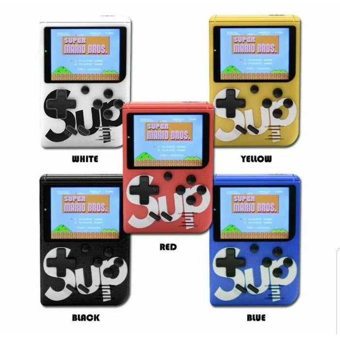 Retro Handheld Game Console Gamepad + Remote (Black) — Battery Mate