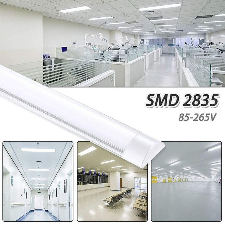 5PCS LED Slim Ceiling Batten Light Daylight 120CM 1.2M 6500K 4FT Coolw ...
