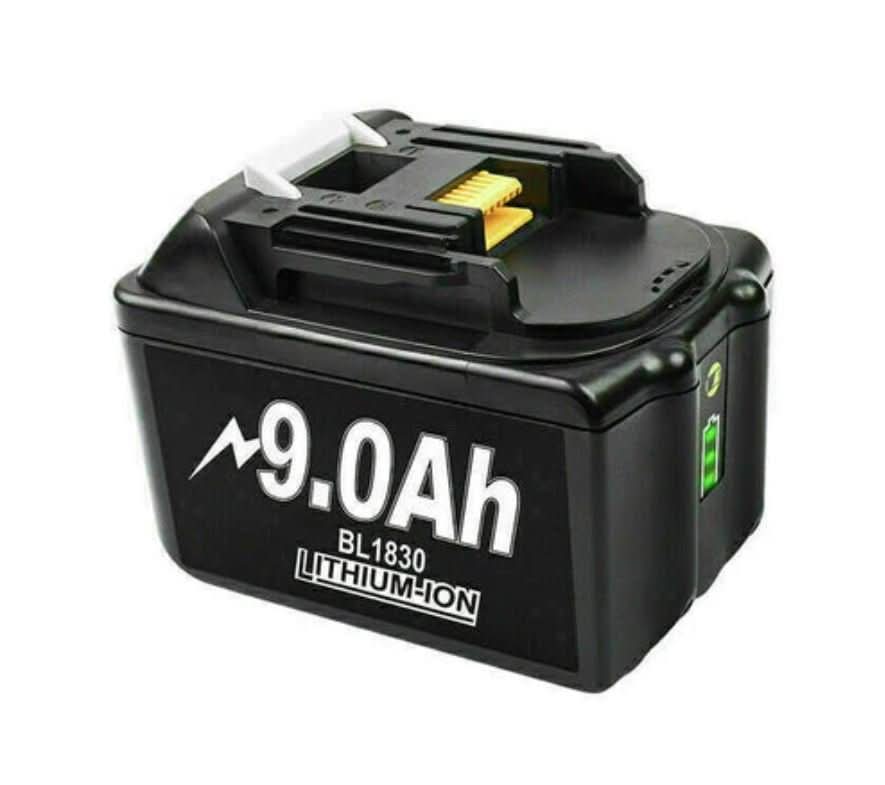 9ah 18V Makita Compatible Battery BL1830B BL1840B BL1850B BL1860B Li-I ...