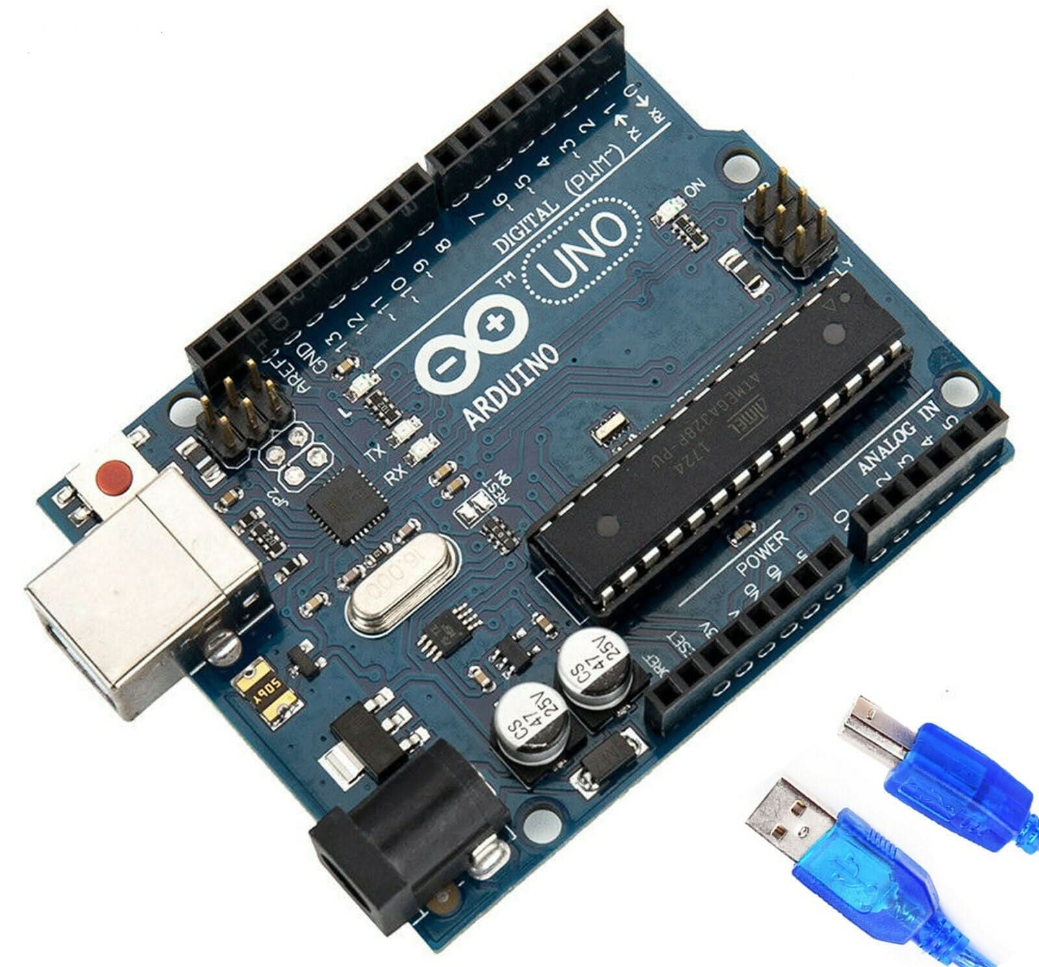 Arduino Compatible Generic Uno R3 Atmel ATmega328 Microcontroller Board ...