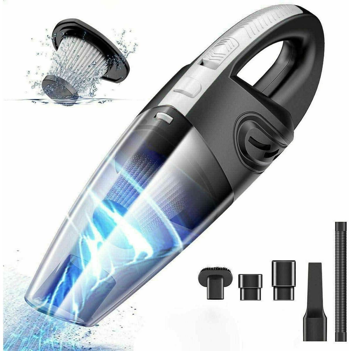 Cordless Car Vacuum Cleaner Handheld 12V 120W Cordless Rechargeable Po ...