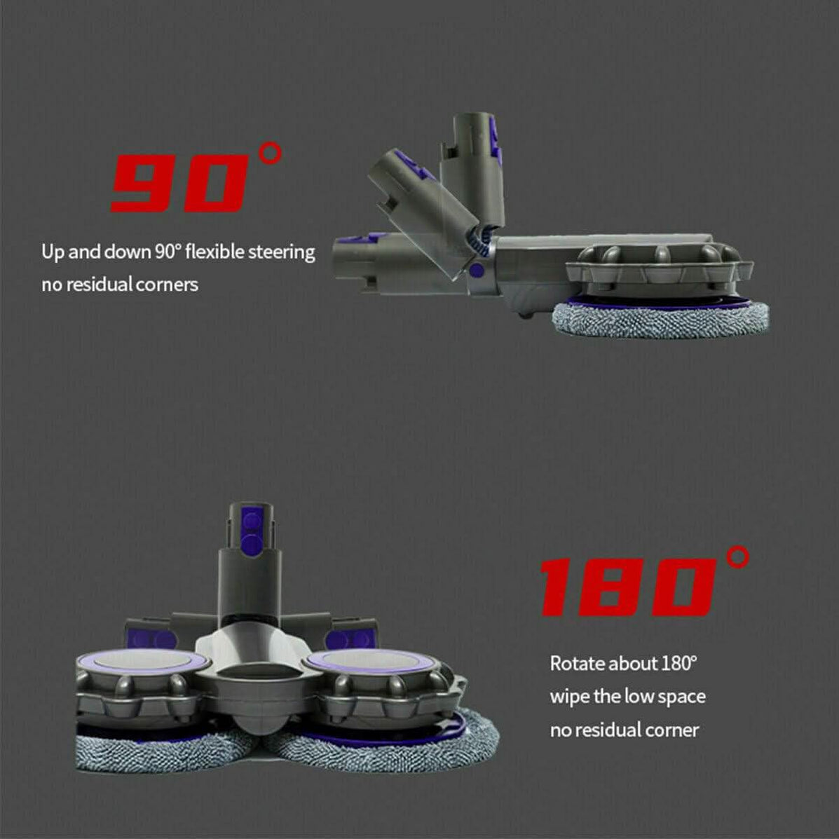 Electric Motorised Mop For Dyson V7 V8 V10 V11 Vacuum Cleaners ...