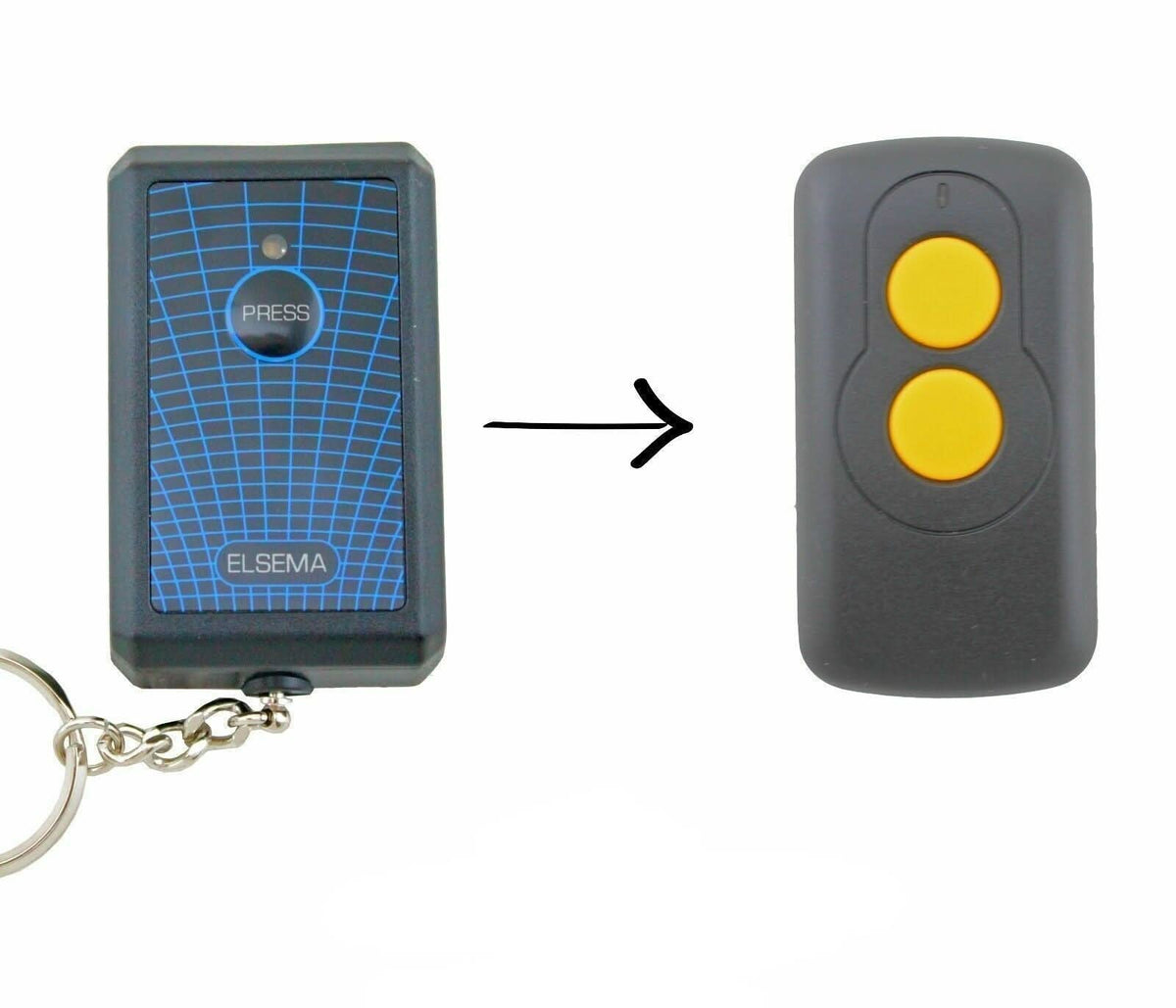Elsema Garage/Gate Compatible Remote Key301 27.145MHz Suits FMT201 ...