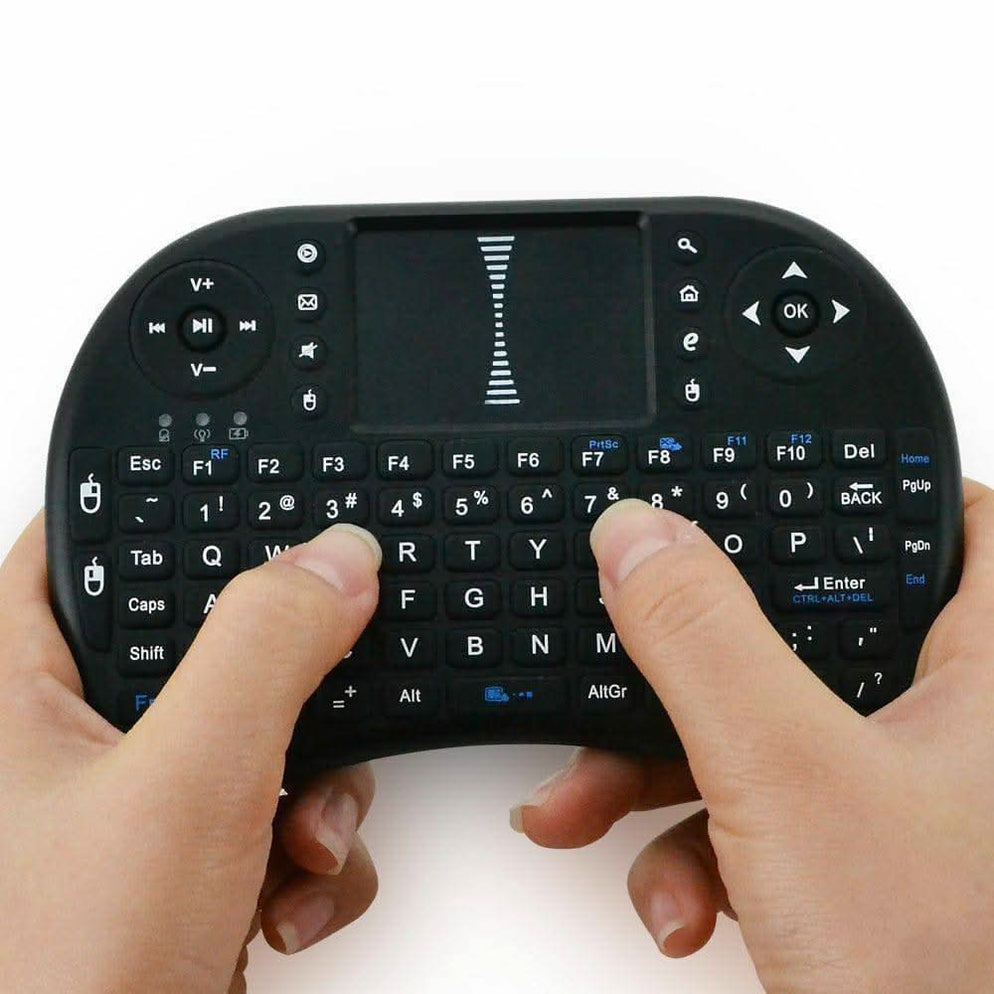 Mini Wireless Remote Keyboard Mouse for Samsung LG Smart TV Android ...