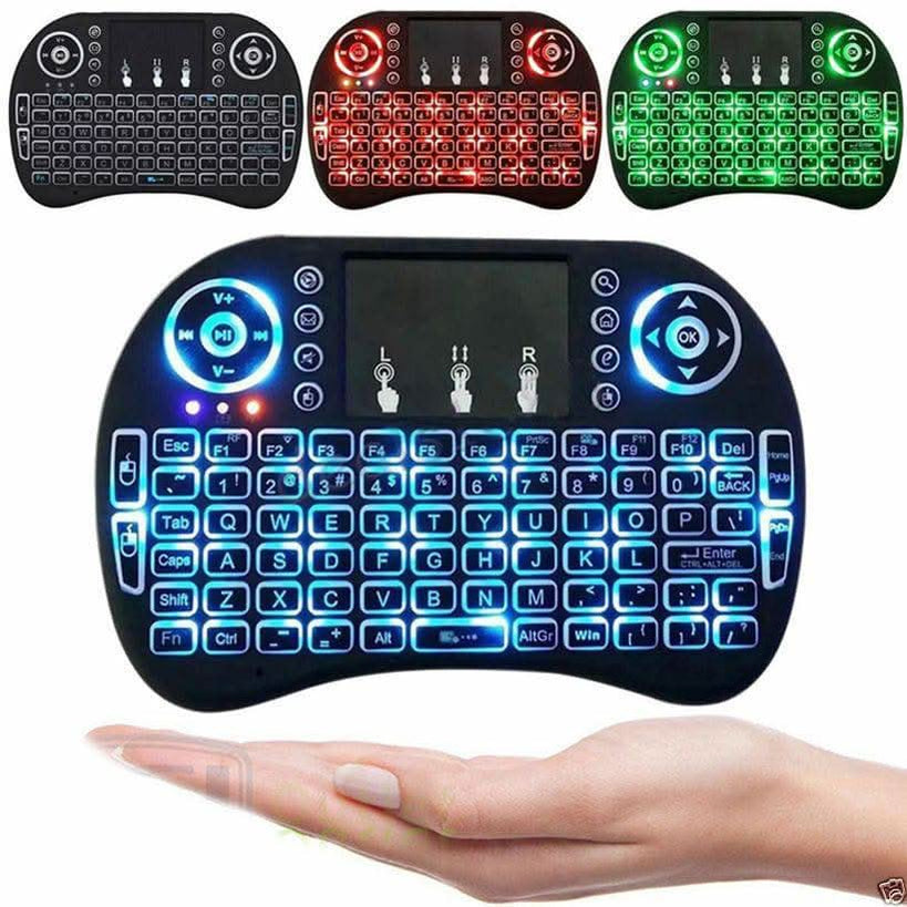 Mini Wireless Remote Keyboard Mouse for Samsung LG Smart TV Android ...