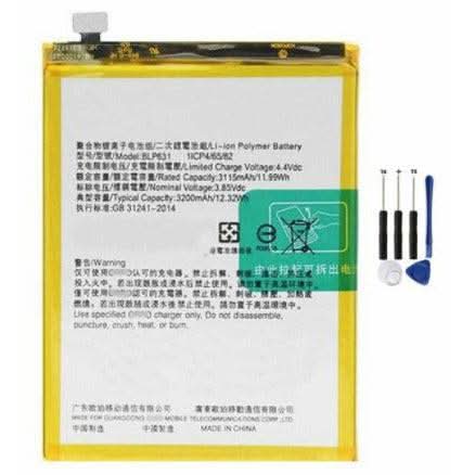 OPPO A57 A73 A77 R9s F1s Replacement Battery Full Capacity — Battery Mate