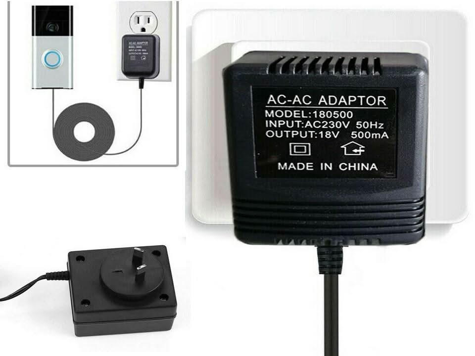 Power Supply Adapter Transformer For Ring Nest Hello, Wyze and Eufy Vi ...
