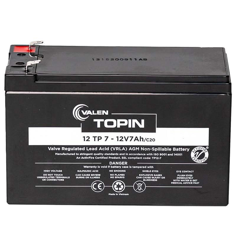 Valen Topin AGM 12v 7Ah Deep Cycle Battery — Battery Mate