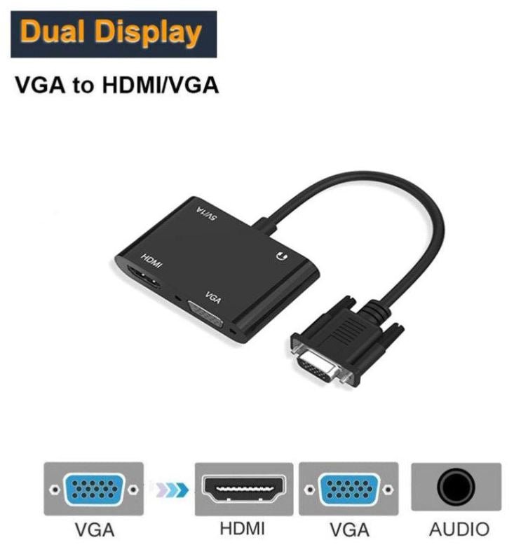 Hdmi To Vga Splitter